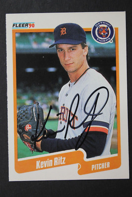 Kevin Ritz Detroit Tigers Autographed 1990 Fleer #613 Signed Baseball ...