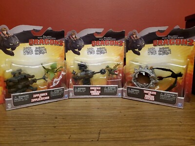 How to Train Your Dragon 2 Dragon & Trap Lot Of 3 TOOTHLESS, GRONCKLE ...