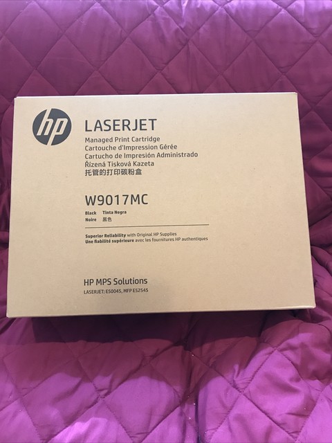 Genuine HP W9017MC Black Toner Cartridge E50045 MFP E52545 for sale ...