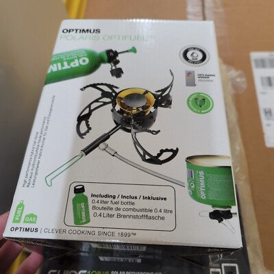 Optimus Polaris Optifuel Stove, Liquid or Canister Fuel type, Camping ...
