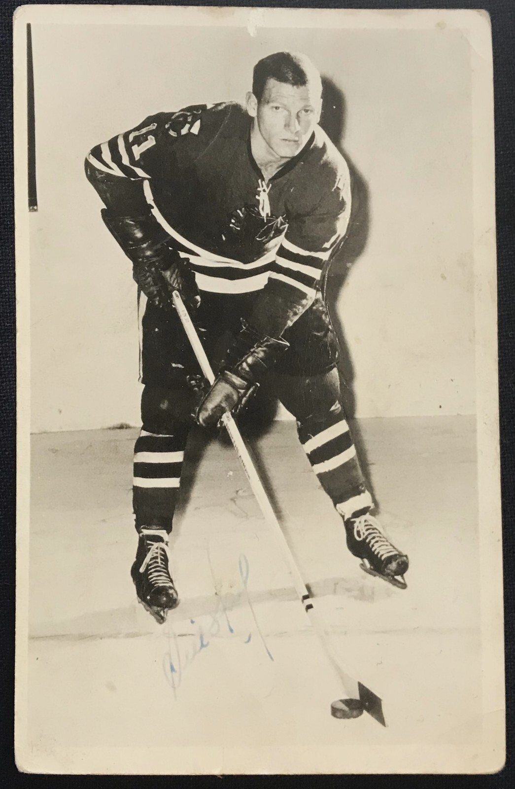 Bill Hay team photo / post card autograph, 1963 Chicago Blackhawks | eBay