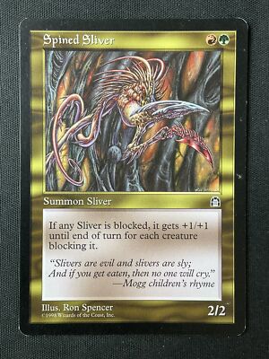 MTG Stronghold Spined Sliver MP | eBay