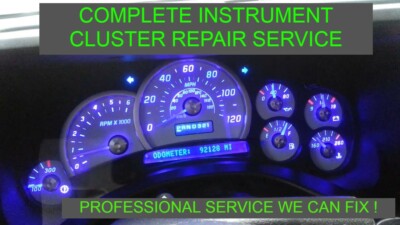 2003-2007 H2 Hummer Instrument Speedometer Gauge Dash Panel FULL REPAIR ...