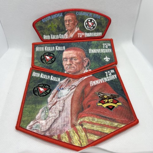 ATTA KULLA KULLA LODGE 185 75/100th ANN 1915-2015 NOAC RMY/BRD 3 PIECE SET (1A3) | eBay