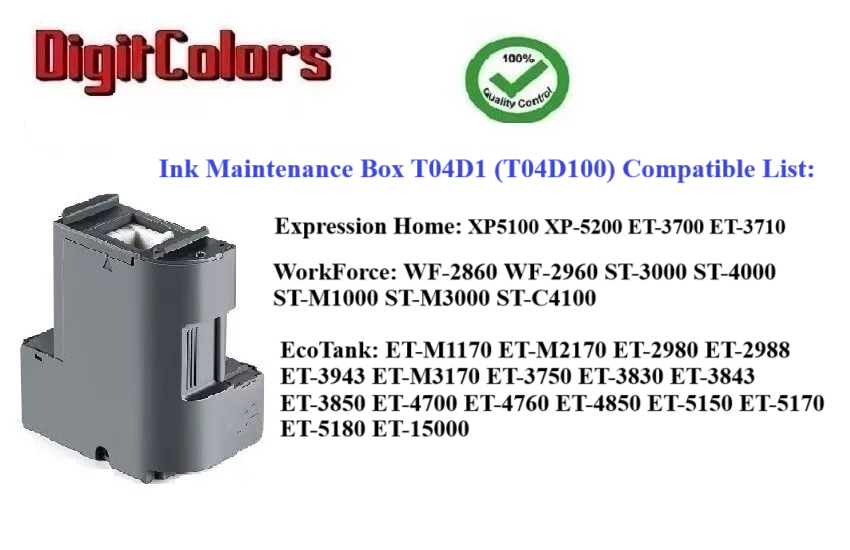 T04D1 Ink Maintenance Tank T04D100 for ET-5170 ET-5180 ET-2980 ET-2988 ...