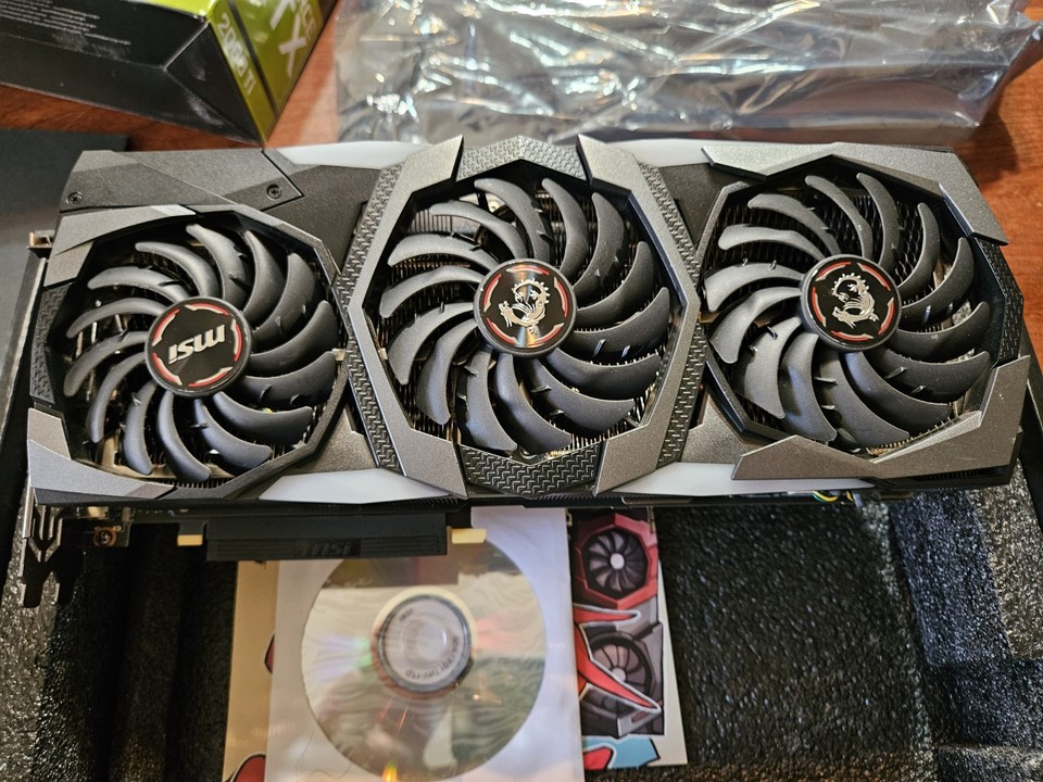 MSI GeForce RTX 2080 Ti GAMING X TRIO GDDR6 Ray Tracing Triple Fans ...