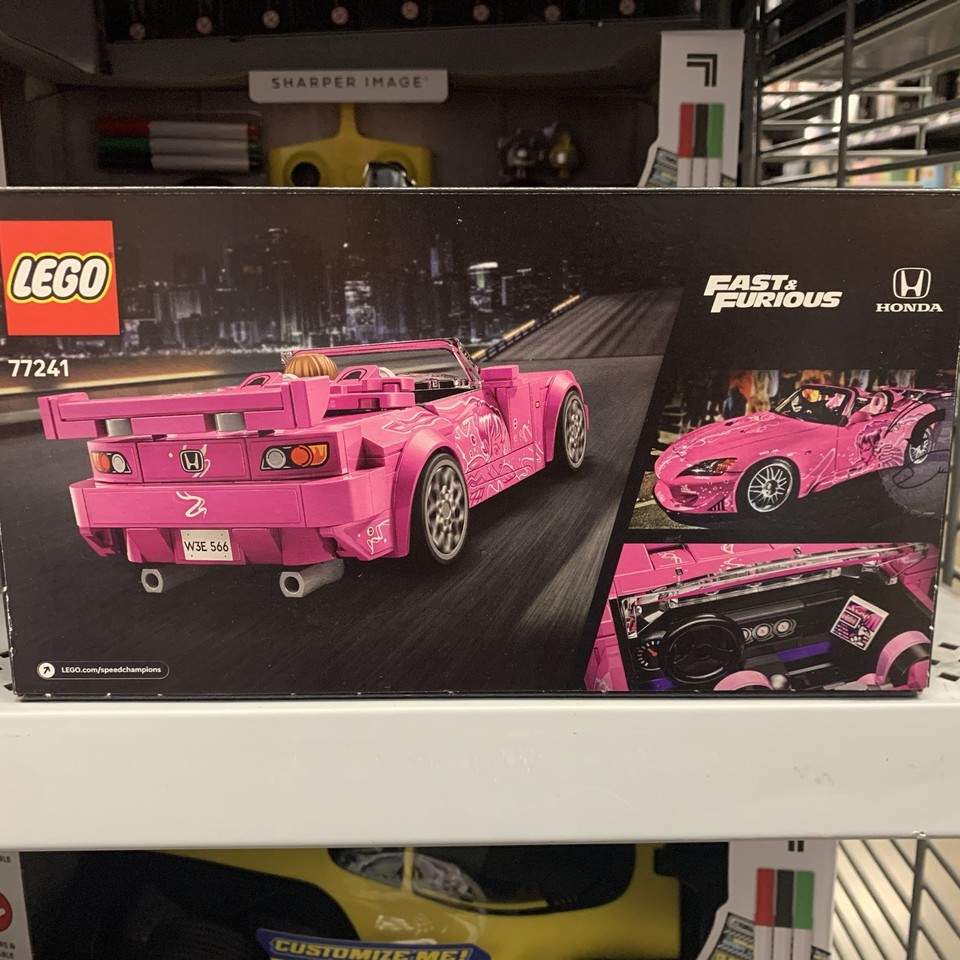 LEGO 77241 Speed Champions 2 Fast 2 Furious Honda S2000 Pink - Ready to ...