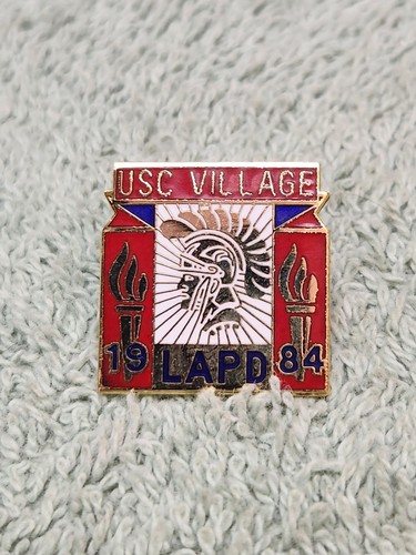 VINTAGE LOS ANGELES 1984 OLYMPICS LAPD USC VILLAGE COLLECTIBLE GLOSSY ...