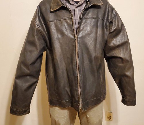 Steve and Barry's Leather Jacket, XXL | eBay
