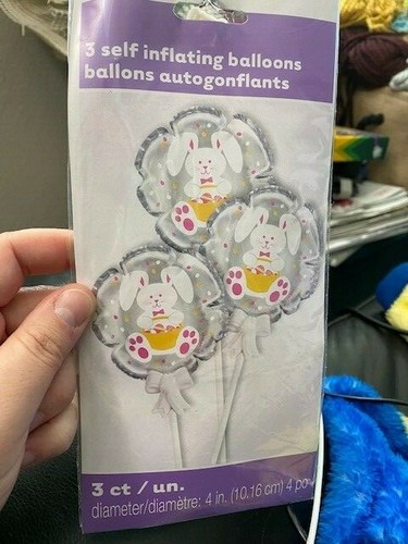 Mini Easter Self Inflating Balloons, 3ct New!!! | eBay