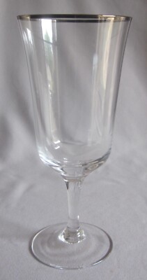 Iced Tea Glass Goblet Vintage Noritake Crystal Spectrum Pattern ...