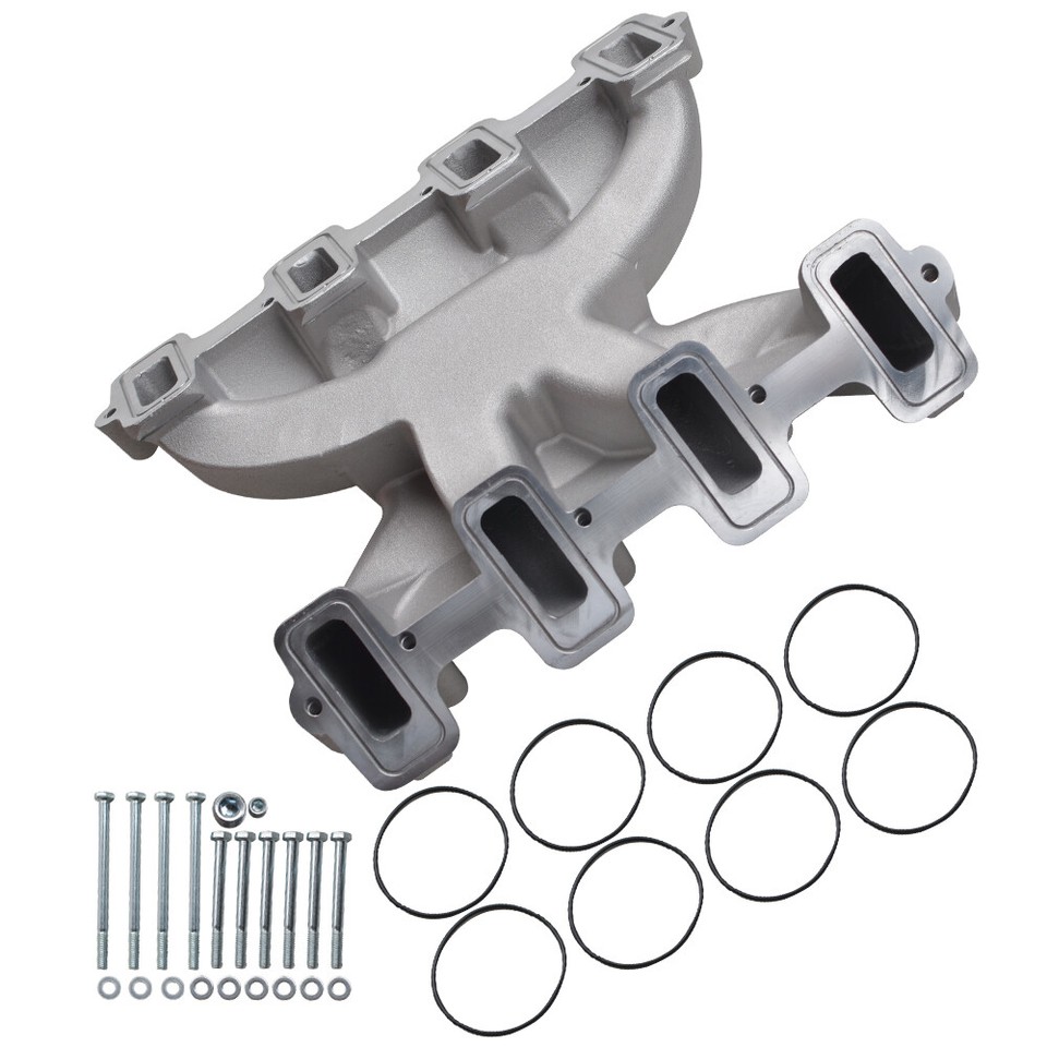 RPM Style Carb Intake Manifold For GM LS1 5.3L LS2 6.0L Cathedral Port ...