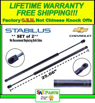 *NEW* - 2 Set OEM Chevy Front Hood Lift Shock Strut Support Prop Rod ...