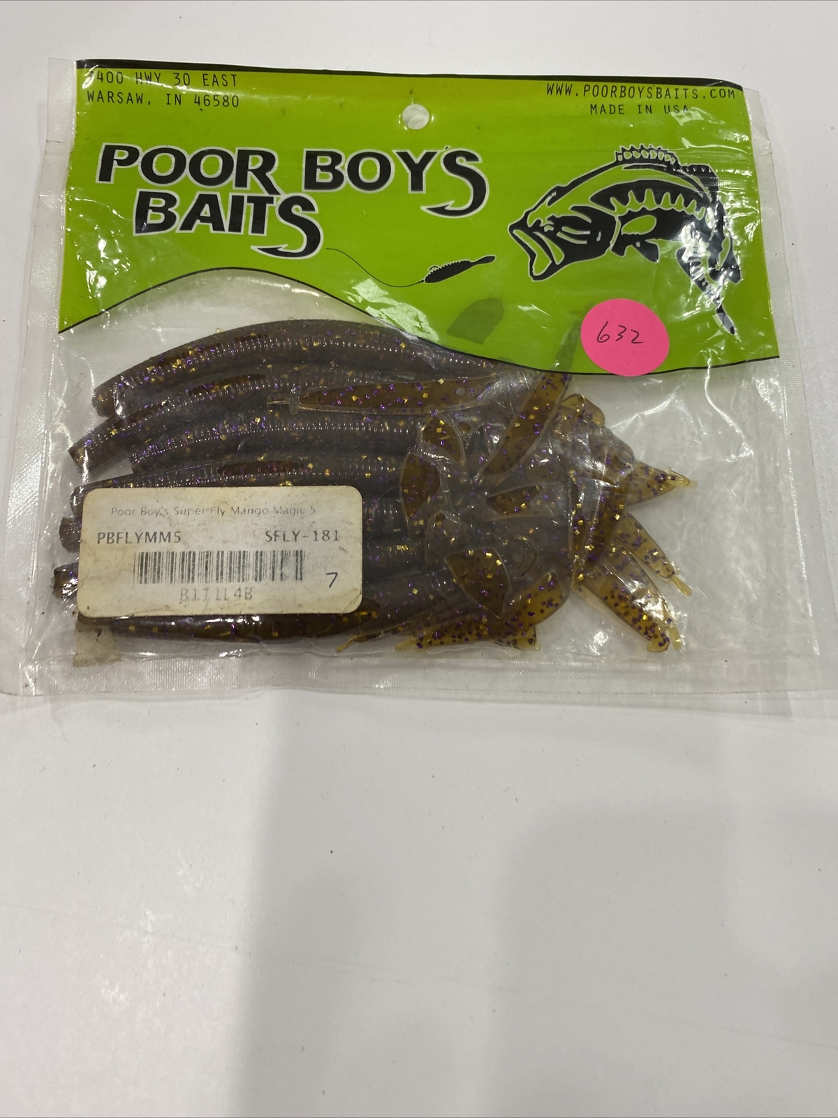 POOR BOYS BAITS PBFYMM5 SUPERFLY MANGO 7 PK LURES FISHING TACKLE | eBay