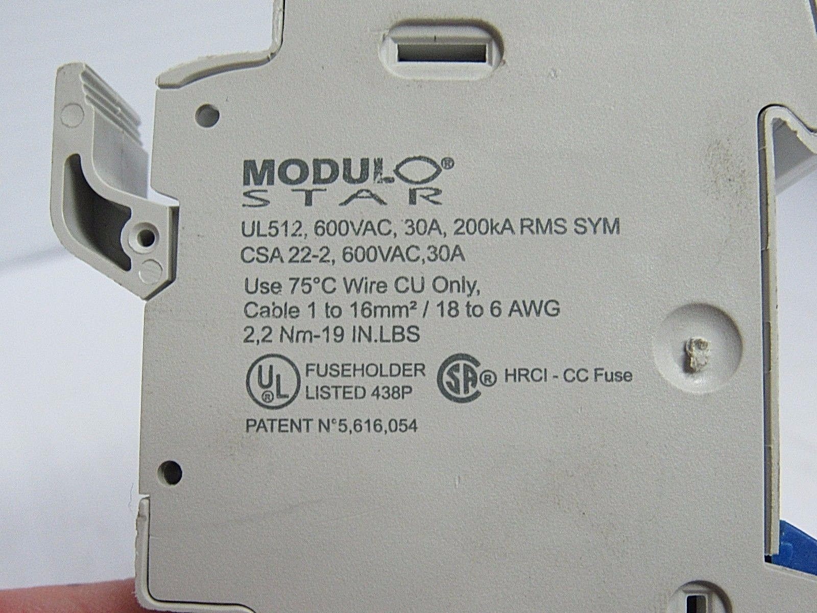 MODULO STAR FUSE HOLDER UL512 600VAC 30 AMP A 30 A - USED | eBay