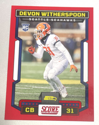 2023 Score - Rookies Red #379 Seattle Seahawks, Illinois Fighting ...