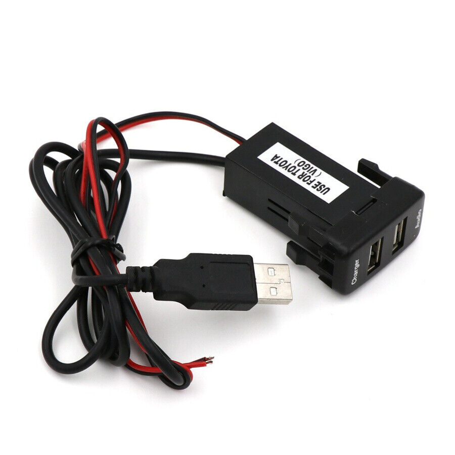 USB Charger Audio Socket For Toyota Tacoma Highlander Land FJ Cruiser ...