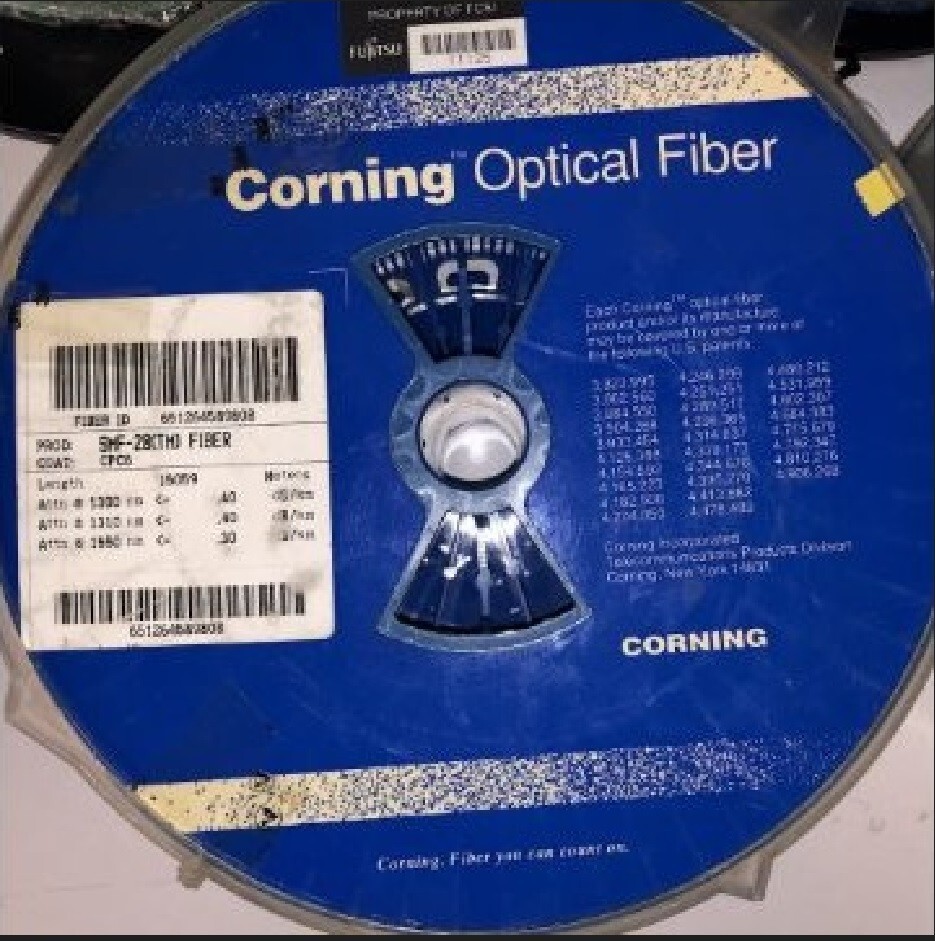 Corning Optical Fiber PROD SMF™-28 FIBER COAT CPC6 LENGTH 15059 Meters ...