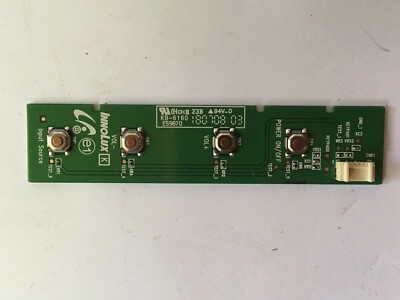 VIZIO D40F-G9 POWER BUTTON BOARD KB-6160 (E59670) | eBay
