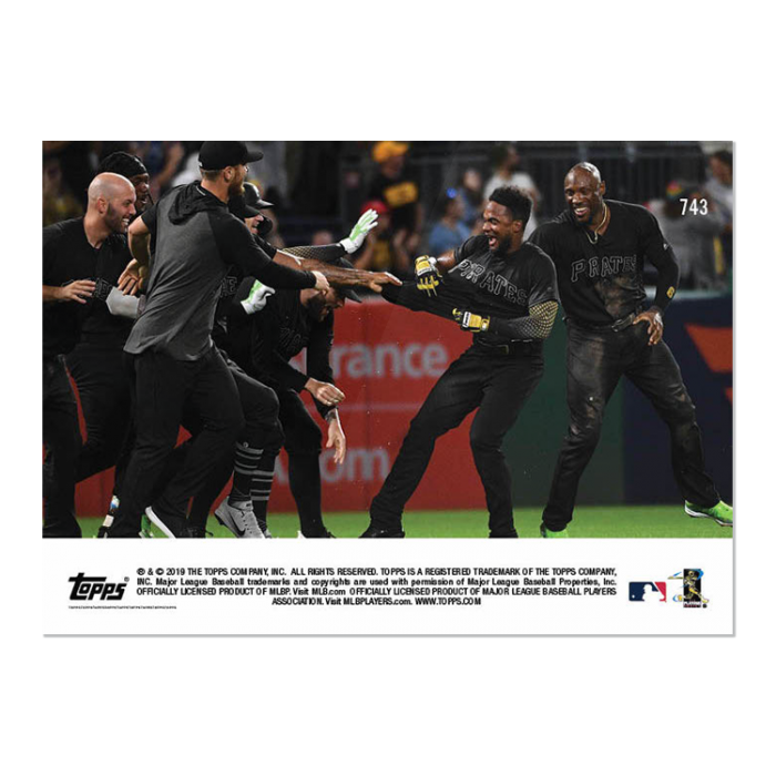 2019 Topps NOW Pablo Reyes #743 ~ Pittsburgh Pirates ~ Walk Off Single ...