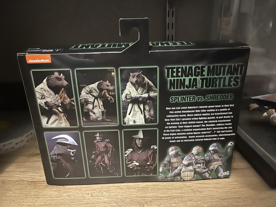 NECA TMNT Movie Splinter and Shredder - 2pack 634482541302 | eBay