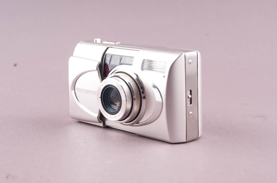 Olympus MJU V Quartz Date 35mm Point & Shoot Film Camera | eBay