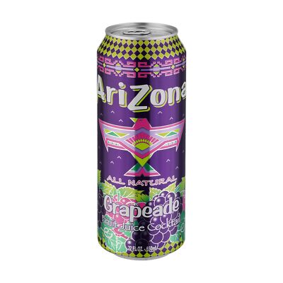 AriZona Grapeade Fruit Juice Weintraube 650ml inkl. 0,25€ Pfand pro ...