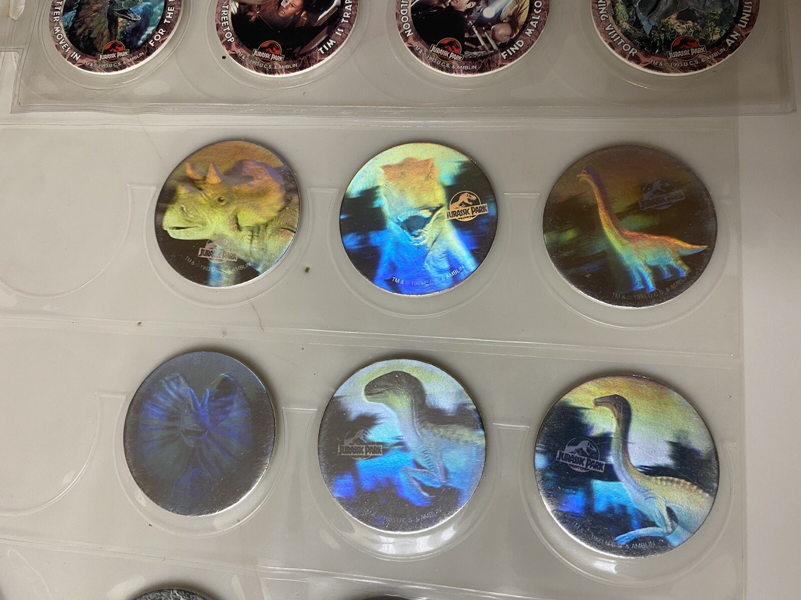 Jurassic Park Pogs ACTUAL Complete Set! | eBay