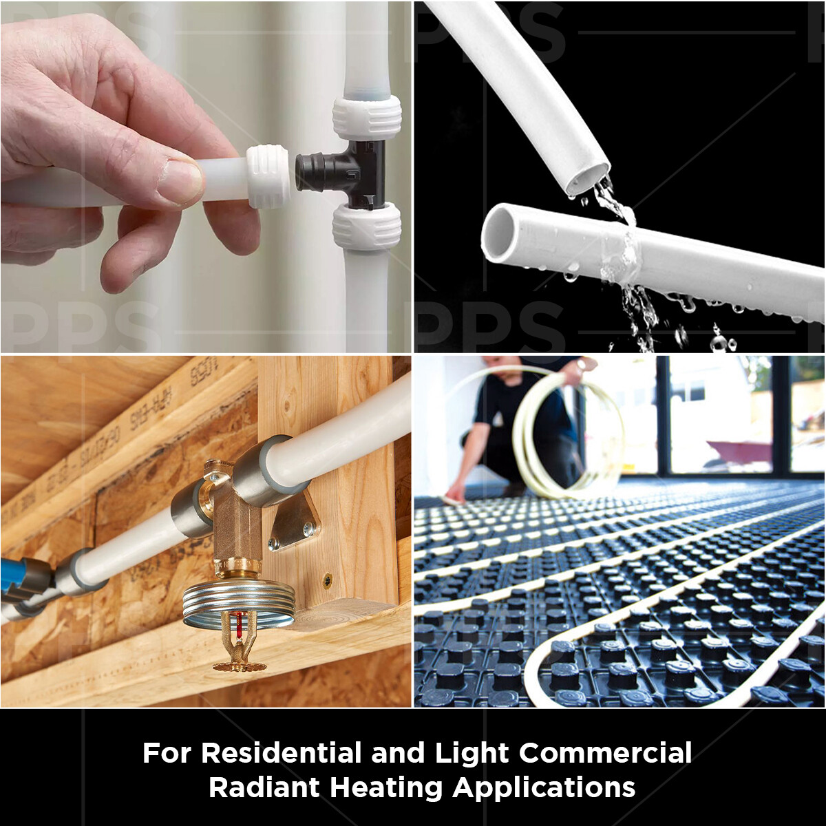 PEX-A Tubing 2 In x 100 Ft, White Water Plumbing, Potable Water Line | eBay