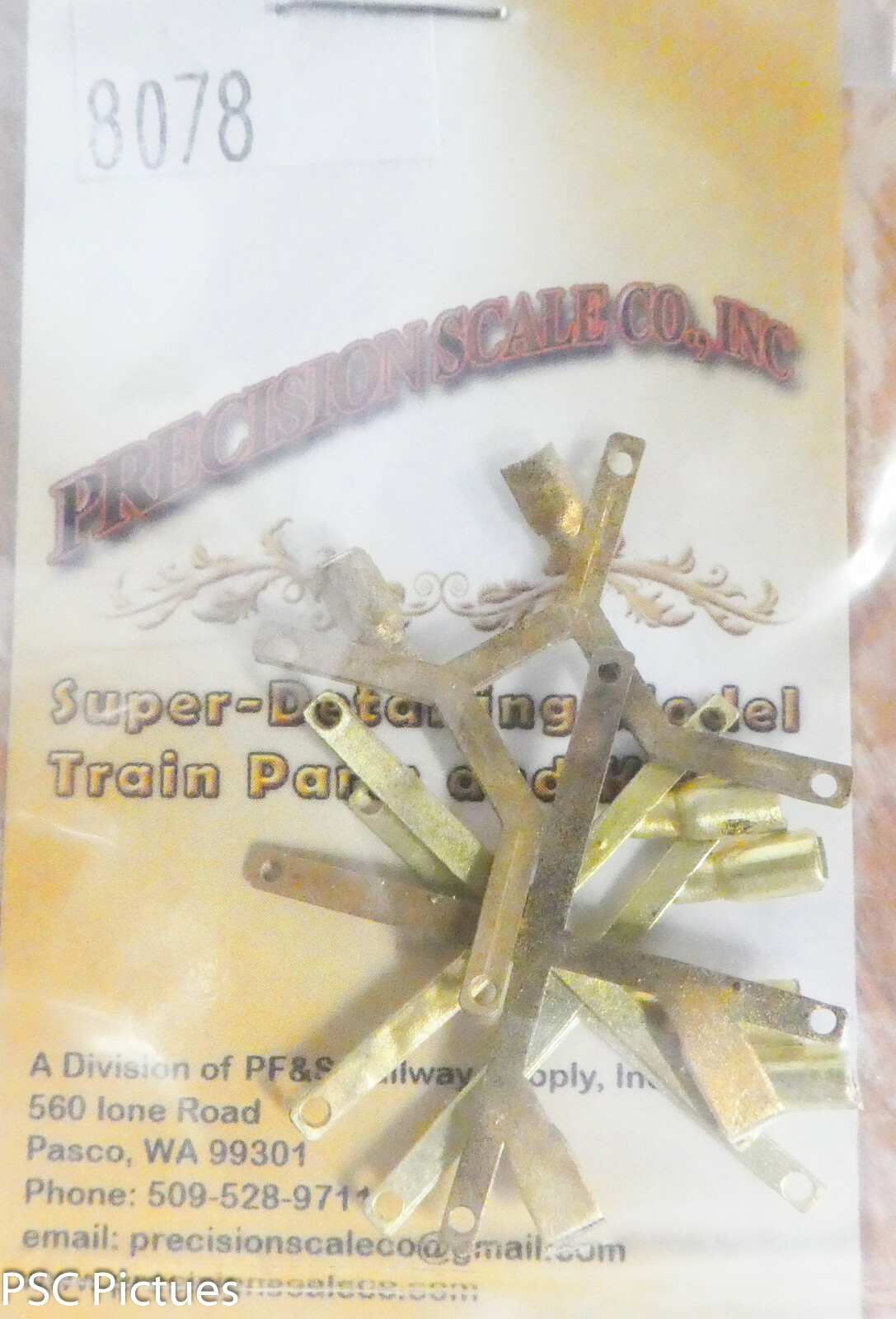 Precision Scale On2 #8078 Braces, Diagonal Cross, On2 Track (Brass ...