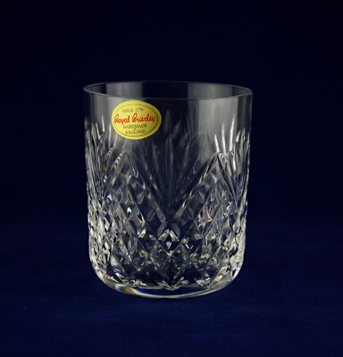 Royal Brierley Crystal "YORK" Whiskey Glass - 9cms (3-1/2") Tall ...