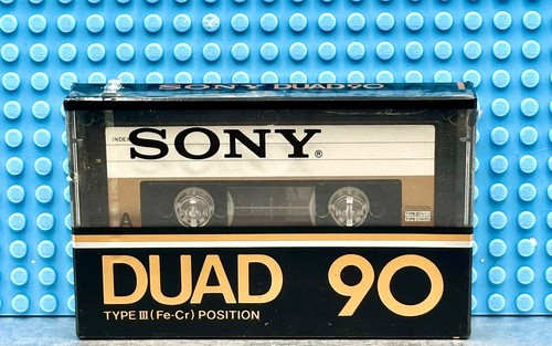 SONY DUAD 90 TYPE III BLANK CASSETTE TAPE (1) (NEW) | eBay