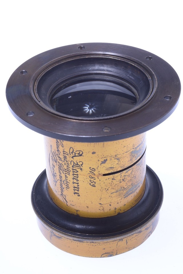 GASC & CHARCONNET A. LAVERNE ANTIQUE BRASS LENS ‘240MM’ 5X7” CAMERA | eBay