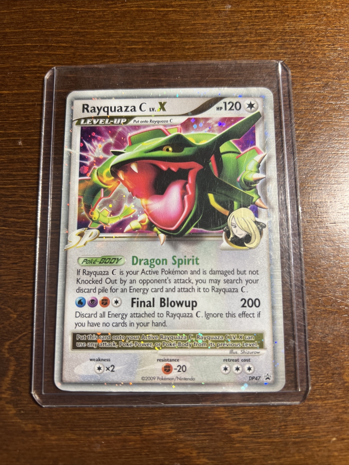 Pokémon TCG Rayquaza C LV.X DP Black Star Promotional DP47 Holo Promo ...