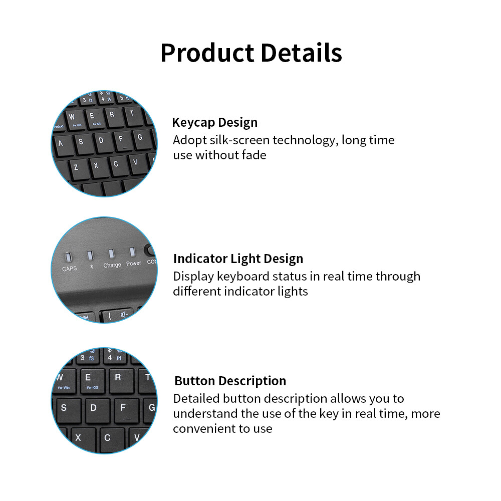 7" 3.0 Keyboard Ultra-slim Keyboard for Tablet Smartphone K6Y3 | eBay ...