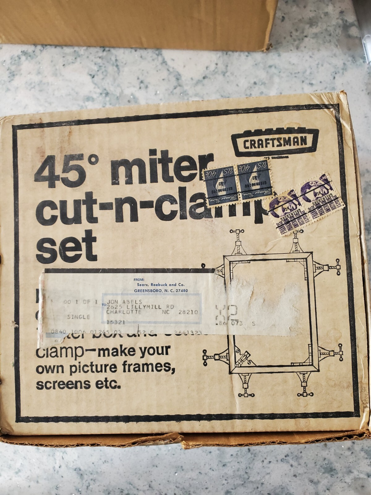 SEARS CRAFTSMAN 45 ° MITER CUT AND CLAMP SET 66614 | eBay