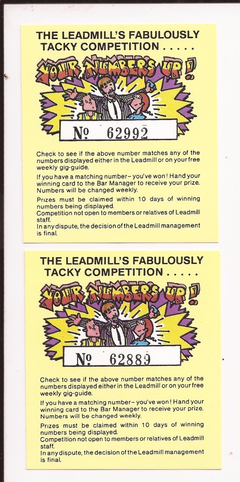 Marston/Leadmill (Sheffield) competition - 1980's - free pp (UK) | eBay UK
