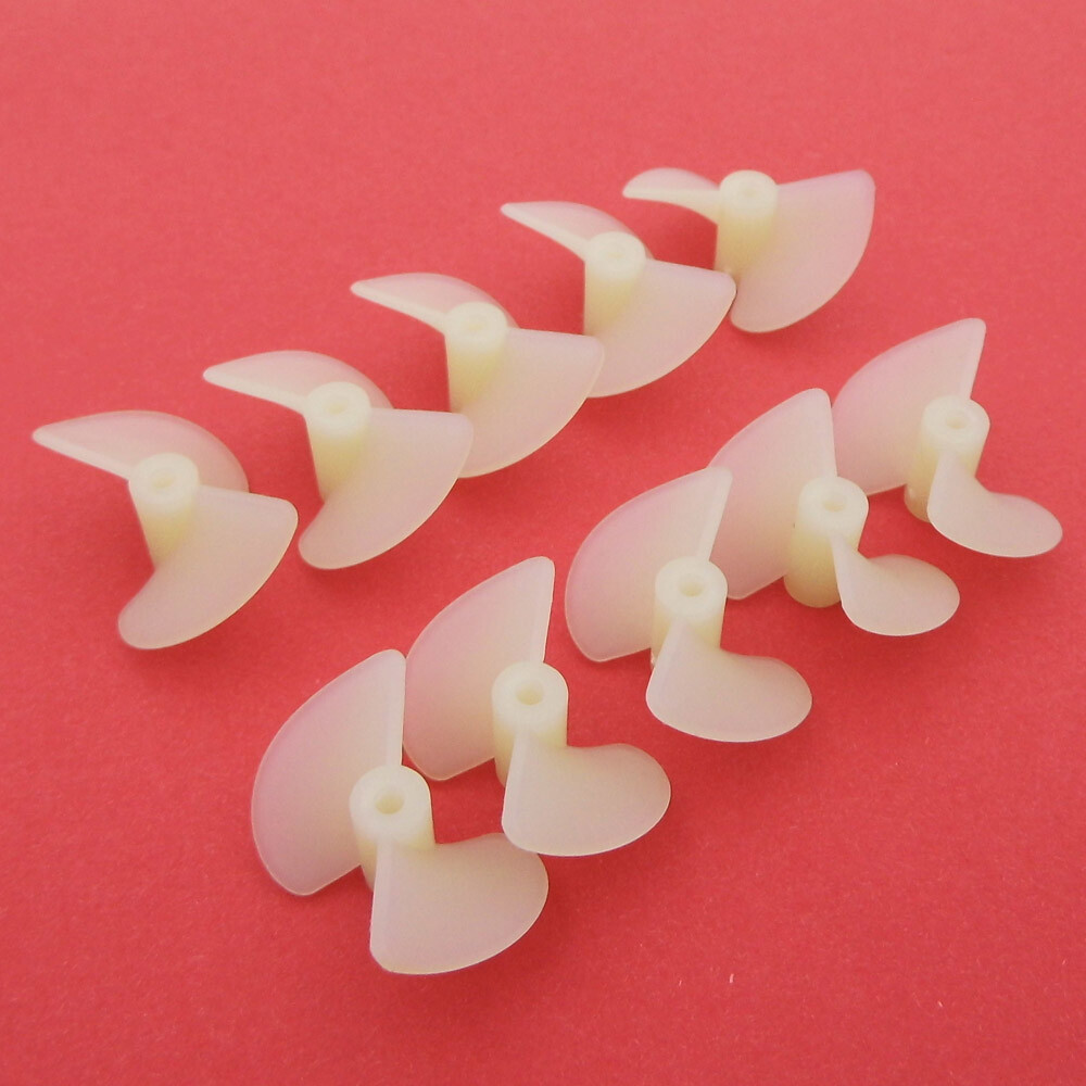 10Pairs 2-Blade Propeller 2mm Shaft 26/22mm Prop for DIY Toy Boat ...