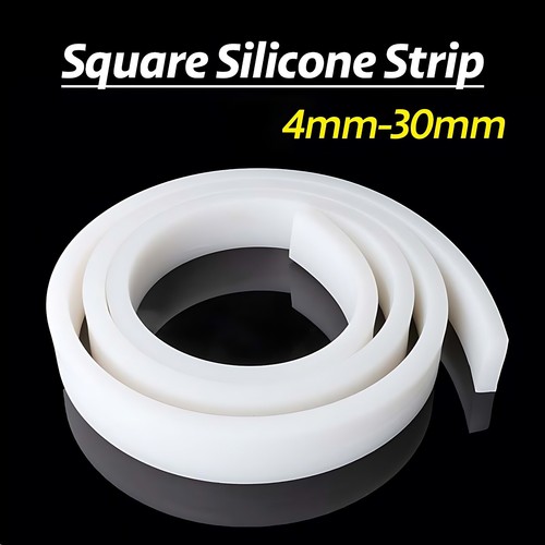 Square Silicone Strip Food Safe High Temperature Silicone Rubber Strip ...