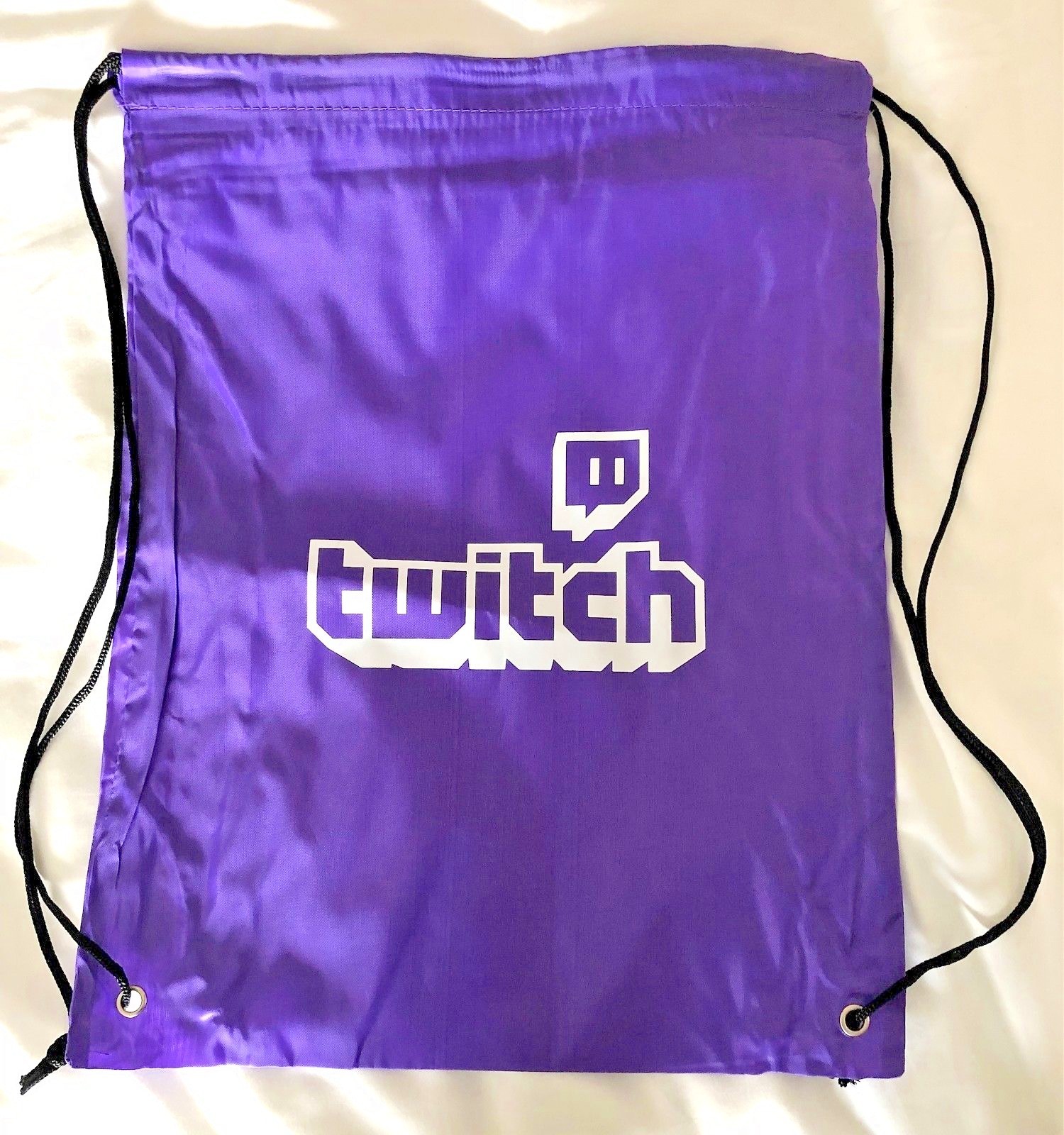 PAX EAST 2018 Official TWITCH Purple Drawstring Bag Twitchcon *NEW* | eBay