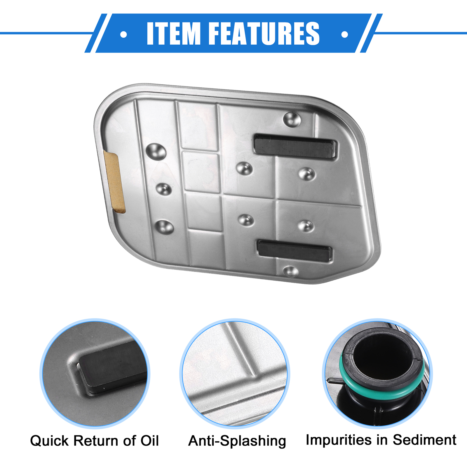 Pack of 1 for Dodge Challenger 15-18 Automatic Transmission Filter ...