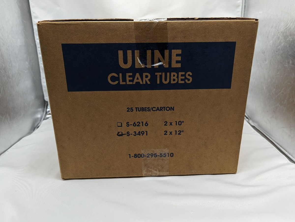 Uline Acrylic Boxes Box Of 1000 Uline S 2591 5 1/2in X 8in Clear