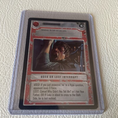 Decipher Star Wars Cloud City CCG RARE BB NOOOOOOOOOOOO! | eBay