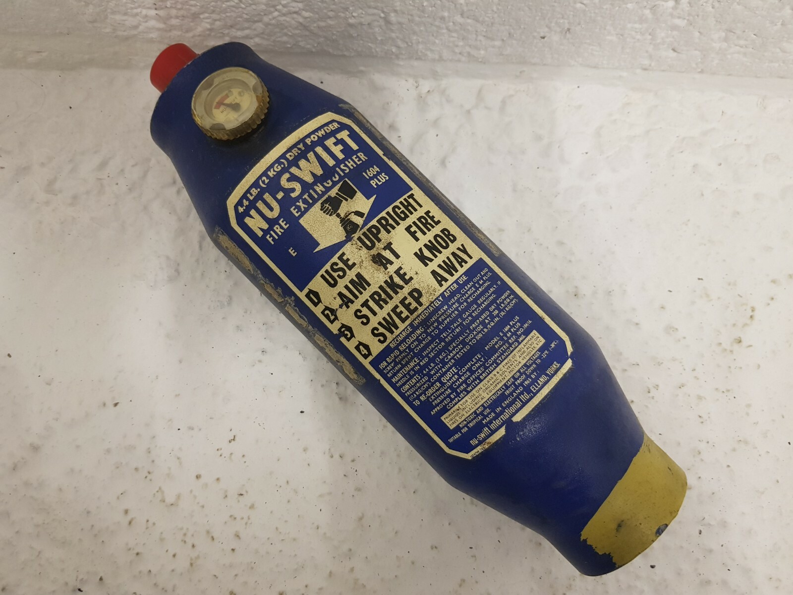 NU-SWIFT Fire Extinguisher Vintage Man Cave Prop | eBay UK