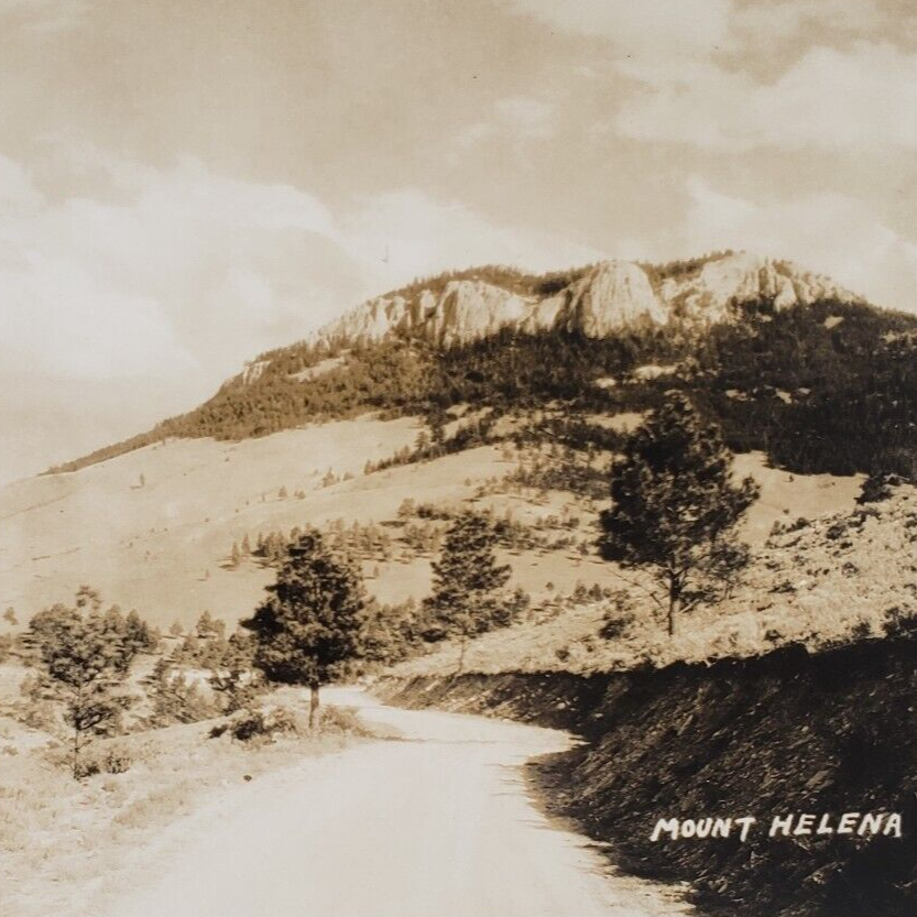 Mount Helena Montana Street RPPC Postcard 1930s Vintage Real Photo Old ...