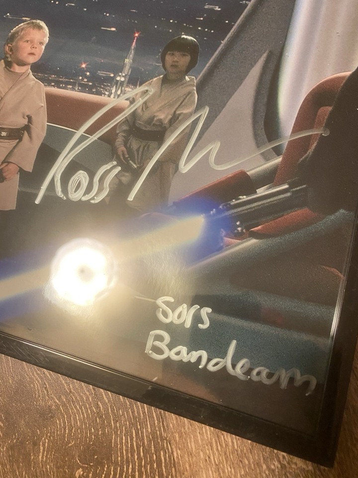 Ross Beadman Hand Signed 8 x 10 Photo Autograph Star Wars Sors Bandeam ...