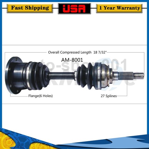 Front Left CV Joint Axle For AMC Eagle 1988 1987 1986 1985 1984 1983 ...