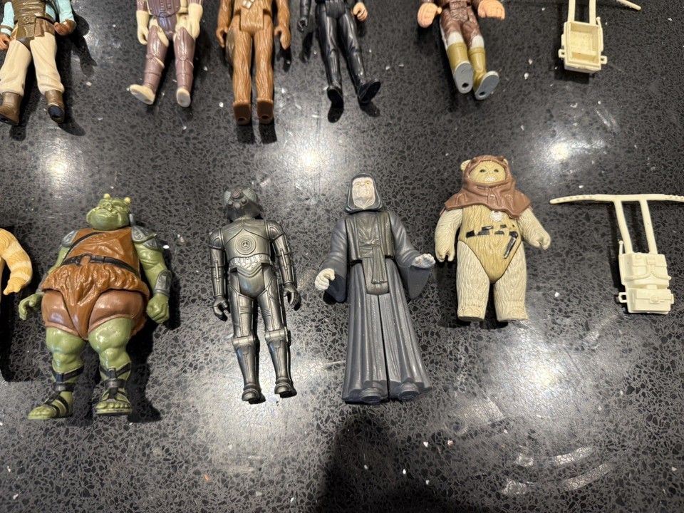14 Vintage Star Wars figures job lot bundle and vehicles | eBay UK