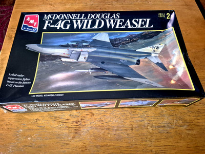 1995 AMT/ERTL Model McDonnell Douglas F-4G WILD WEASEL Kit #8931 | eBay