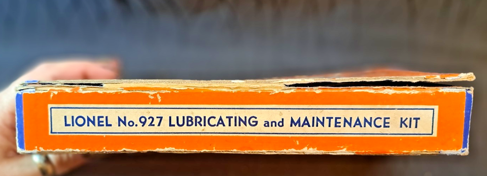 1950s Lionel No. 927 Lubricating & Maintenance Kit Model Trains Boxed ...